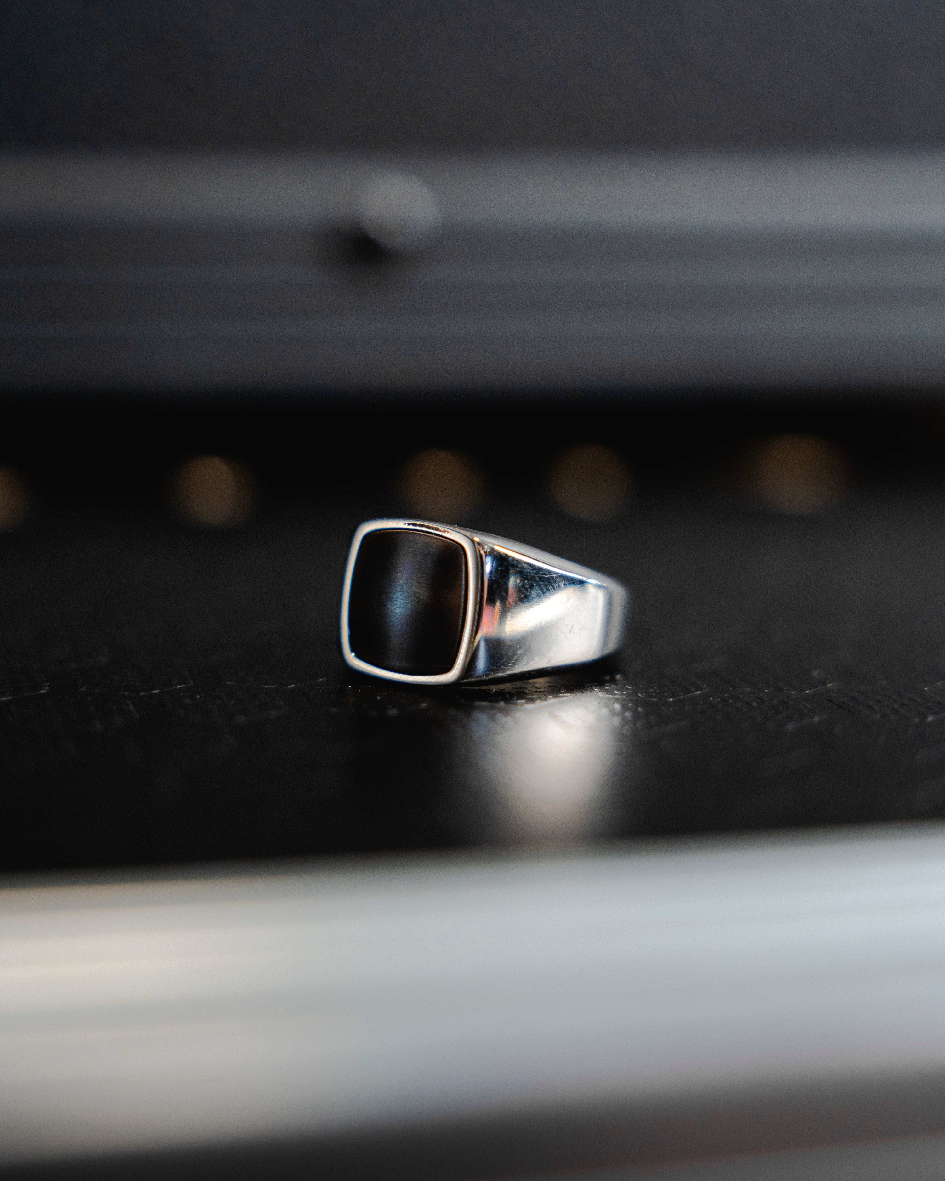 Titanium Supercar Exhaust Signet Ring – SCR